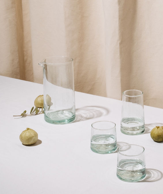 Moroccan Recycled Glassware – August Sage