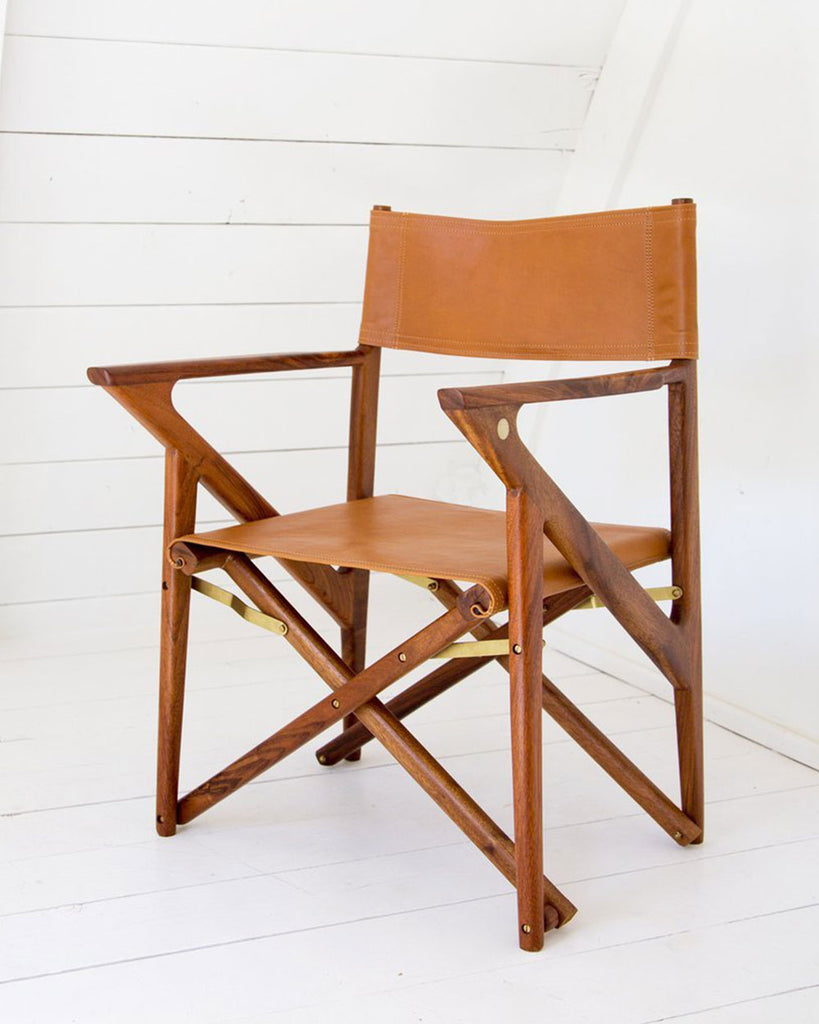 Baker's Modern Safari Chair – August Sage